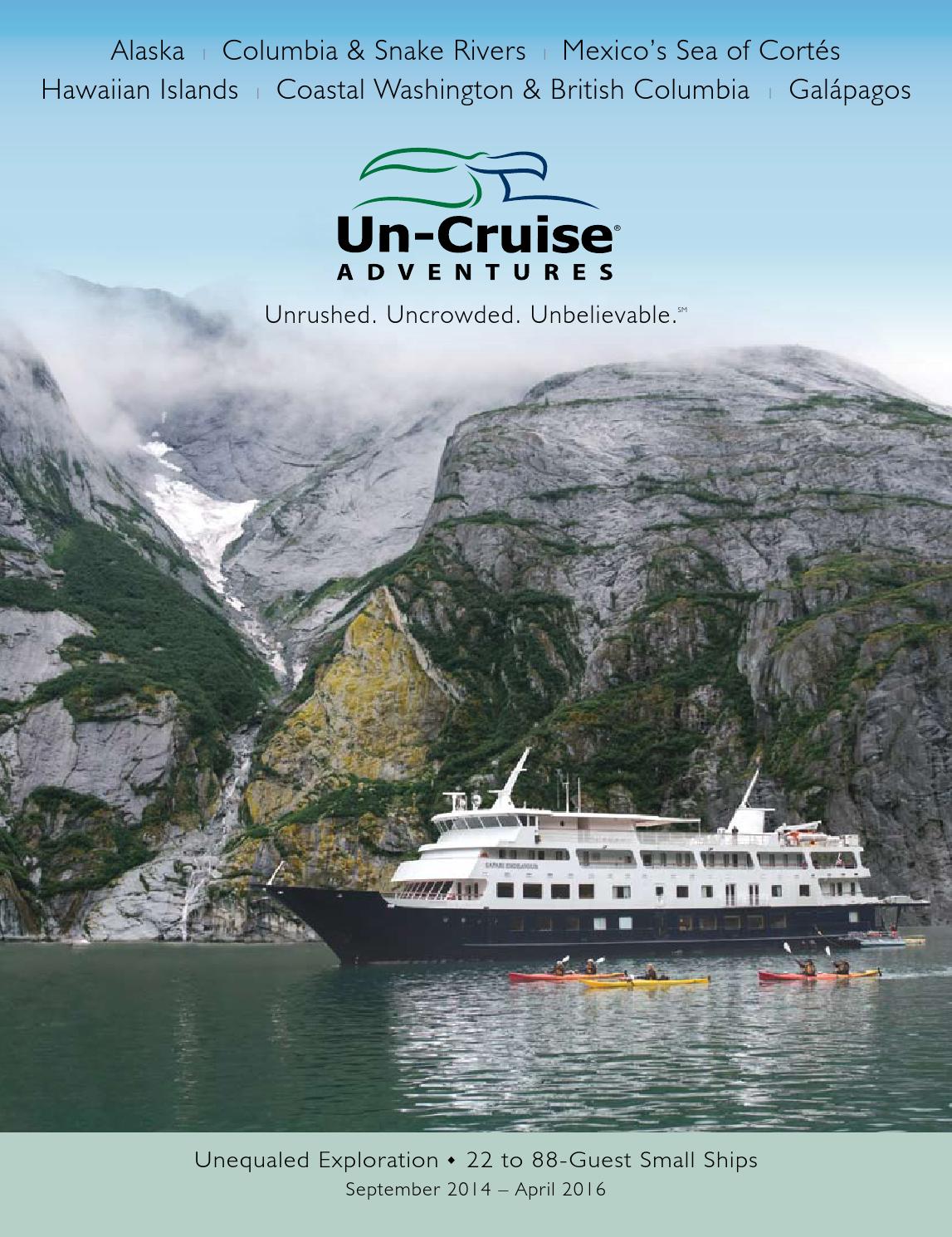 2015 Wild Earth And Un Cruise Adventures Brochure By Heritage 2015 Wild Earth And Un Cruise Adventures Brochure By Heritage
