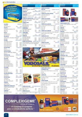 Guia farmaceutica edifarm no 144 by Edifarm & Cía. - Issuu