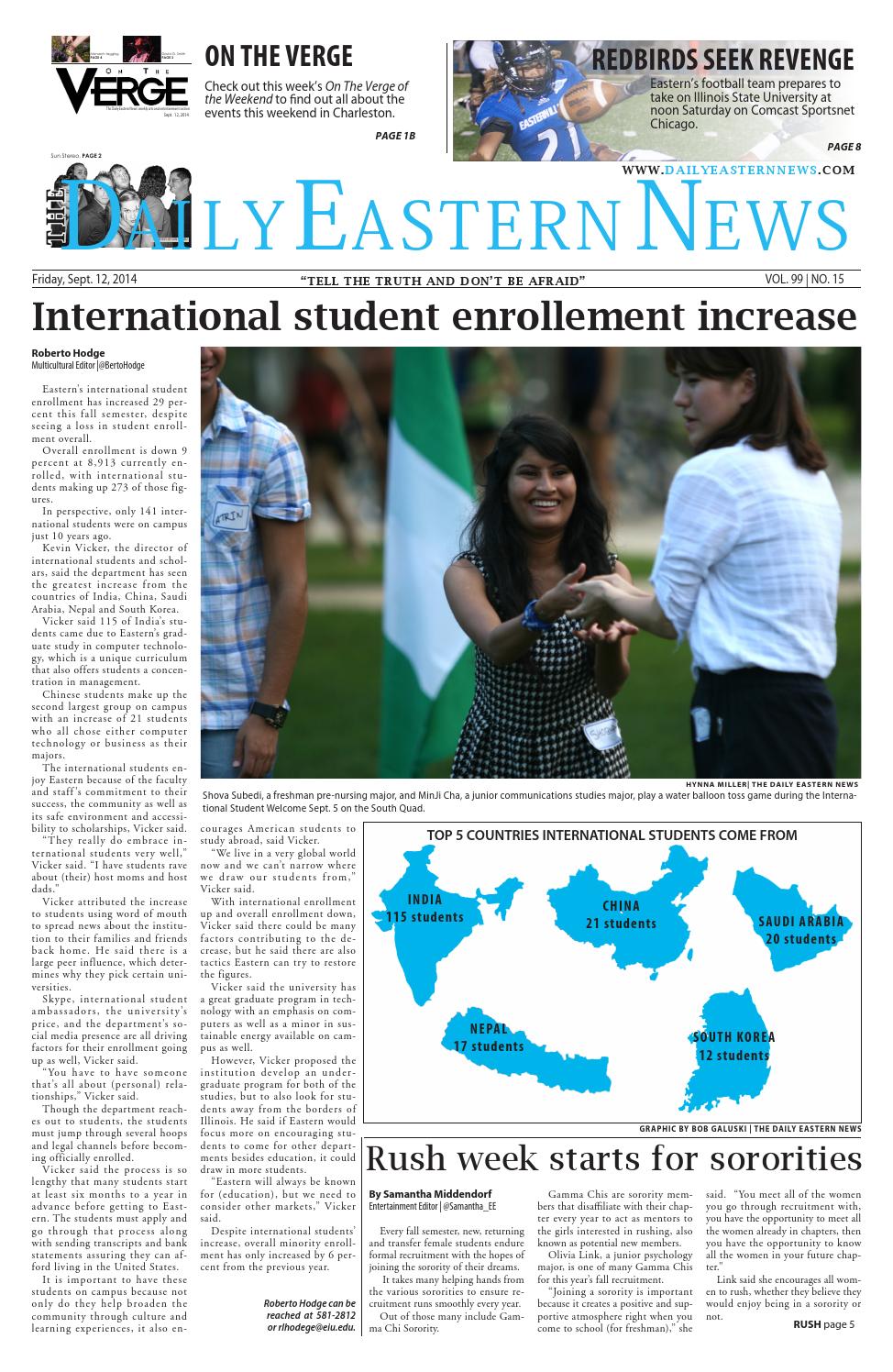 9 12 by The Daily Eastern News - Issuu