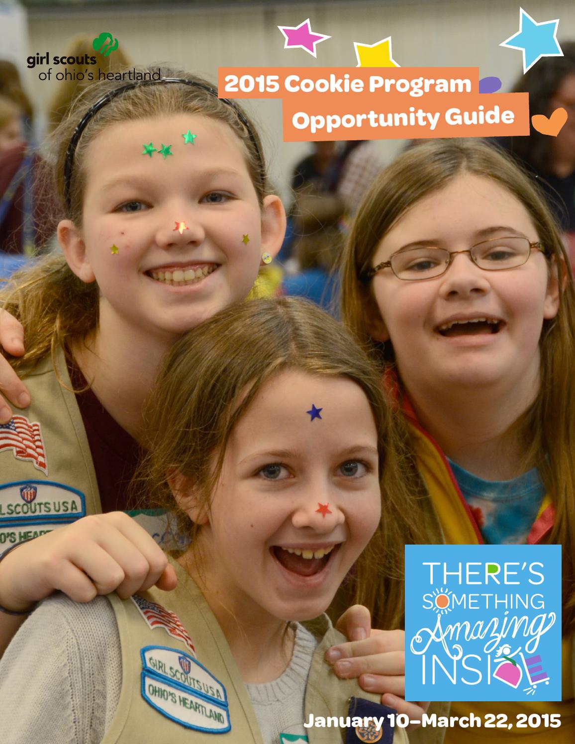 GSOH 2015 Cookie Program Opportunity Guide by Girl Scouts of Ohio's Heartland - Issuu