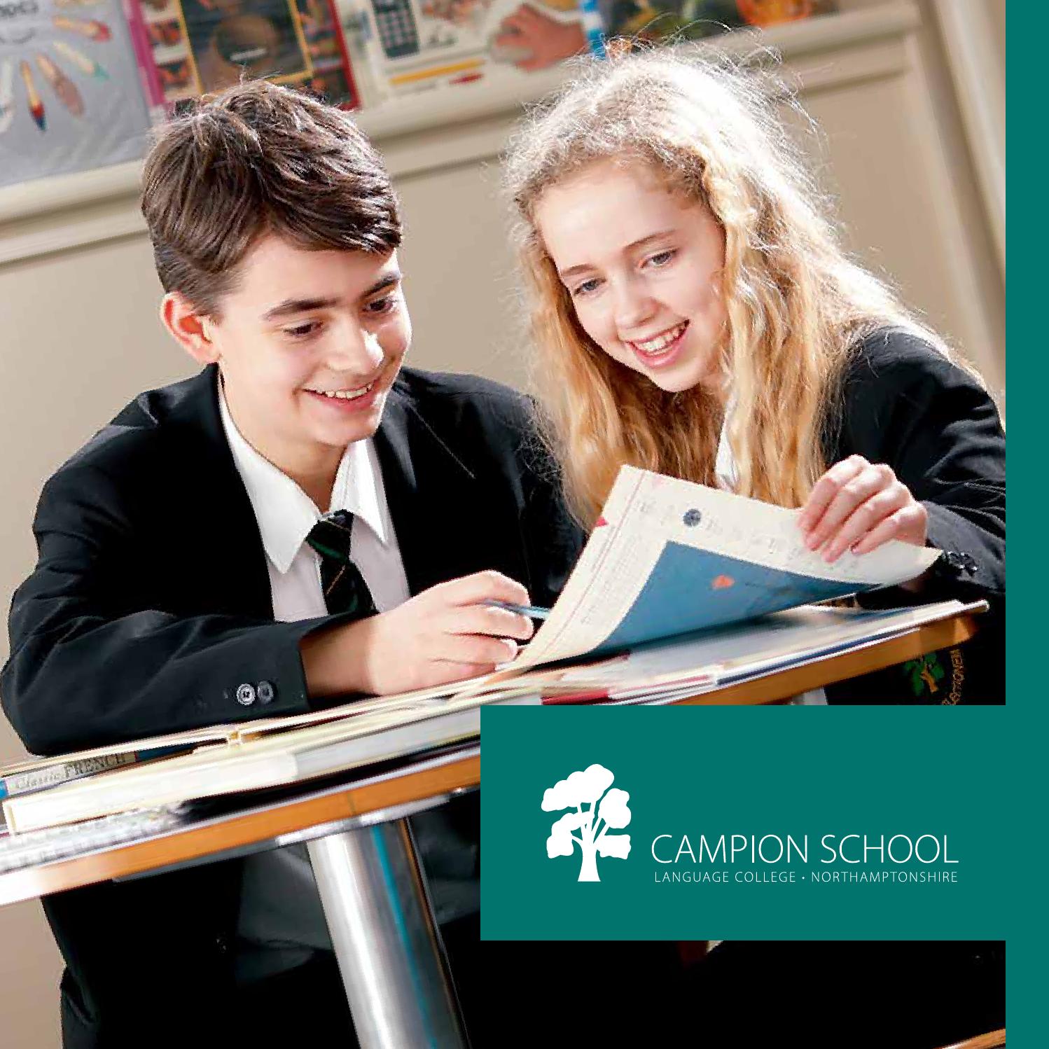 Campion School Prospectus by Cleverbox UK Ltd - Issuu