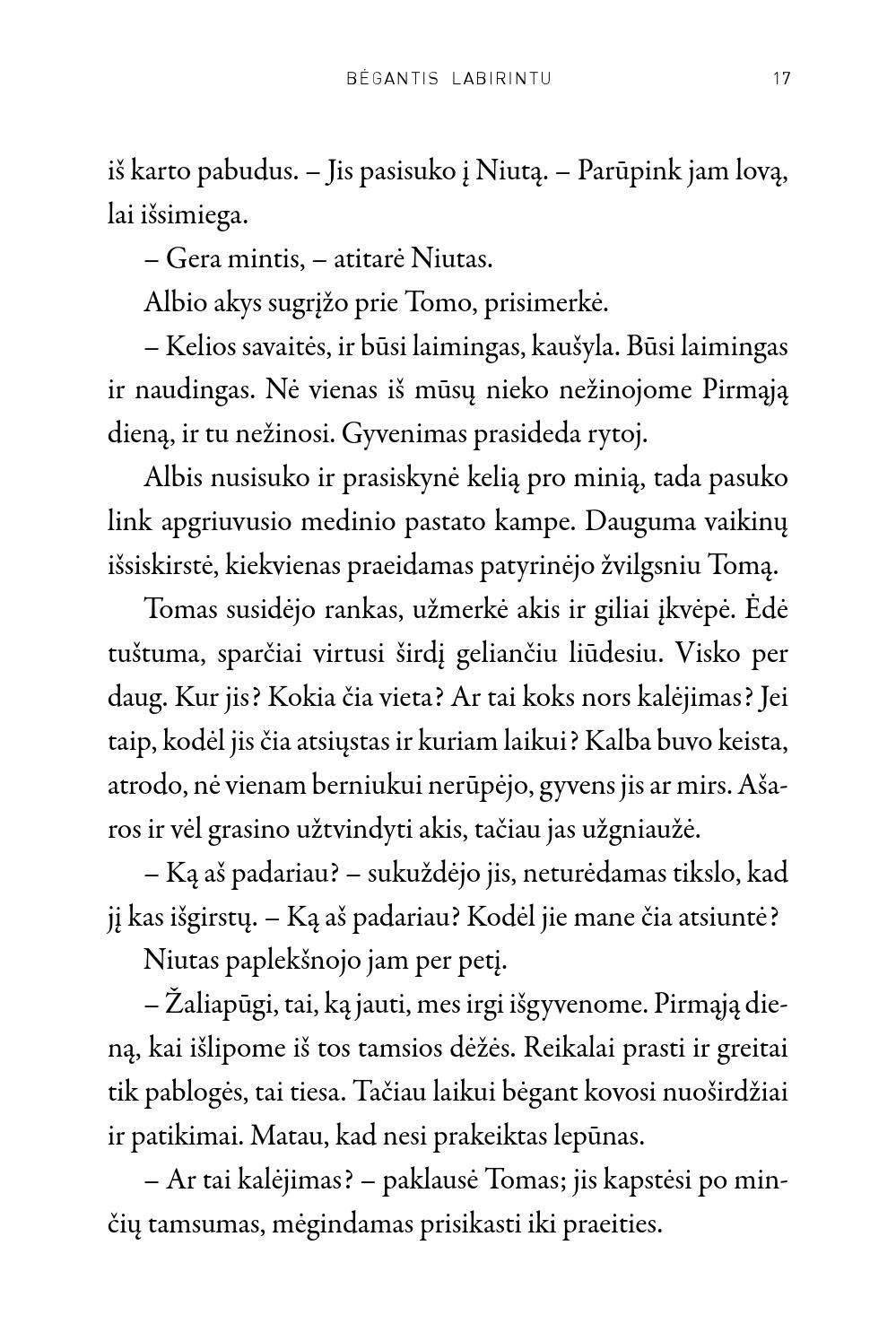 Begantis labirintu by knygos.lt - Issuu