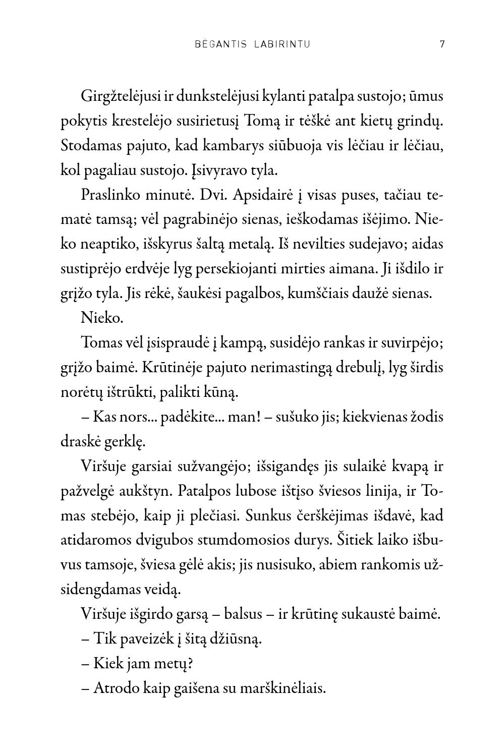 Begantis labirintu by knygos.lt - Issuu