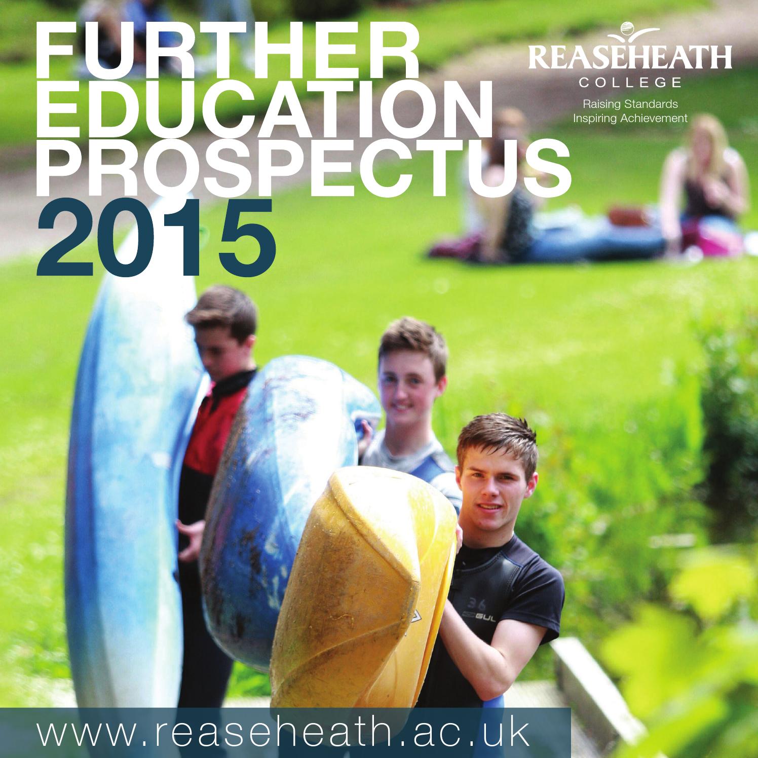 Fe prospectus 2015 210x210 by Reaseheath College - Issuu