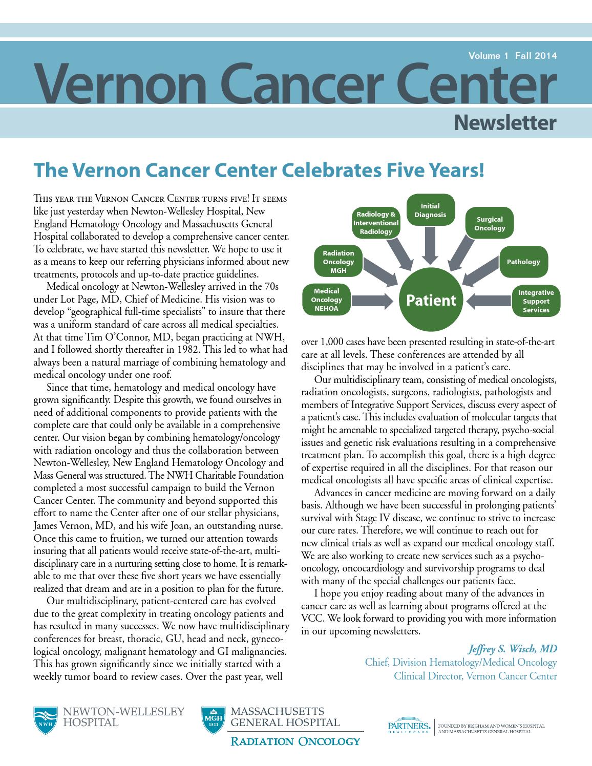 Vernon Cancer Center Newsletter: Volume 1, Fall 2014 by ...
