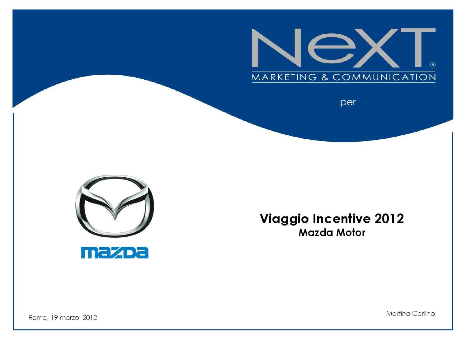 Mazda incentive travel_MartinaCarlino by Martina Carlino - Issuu