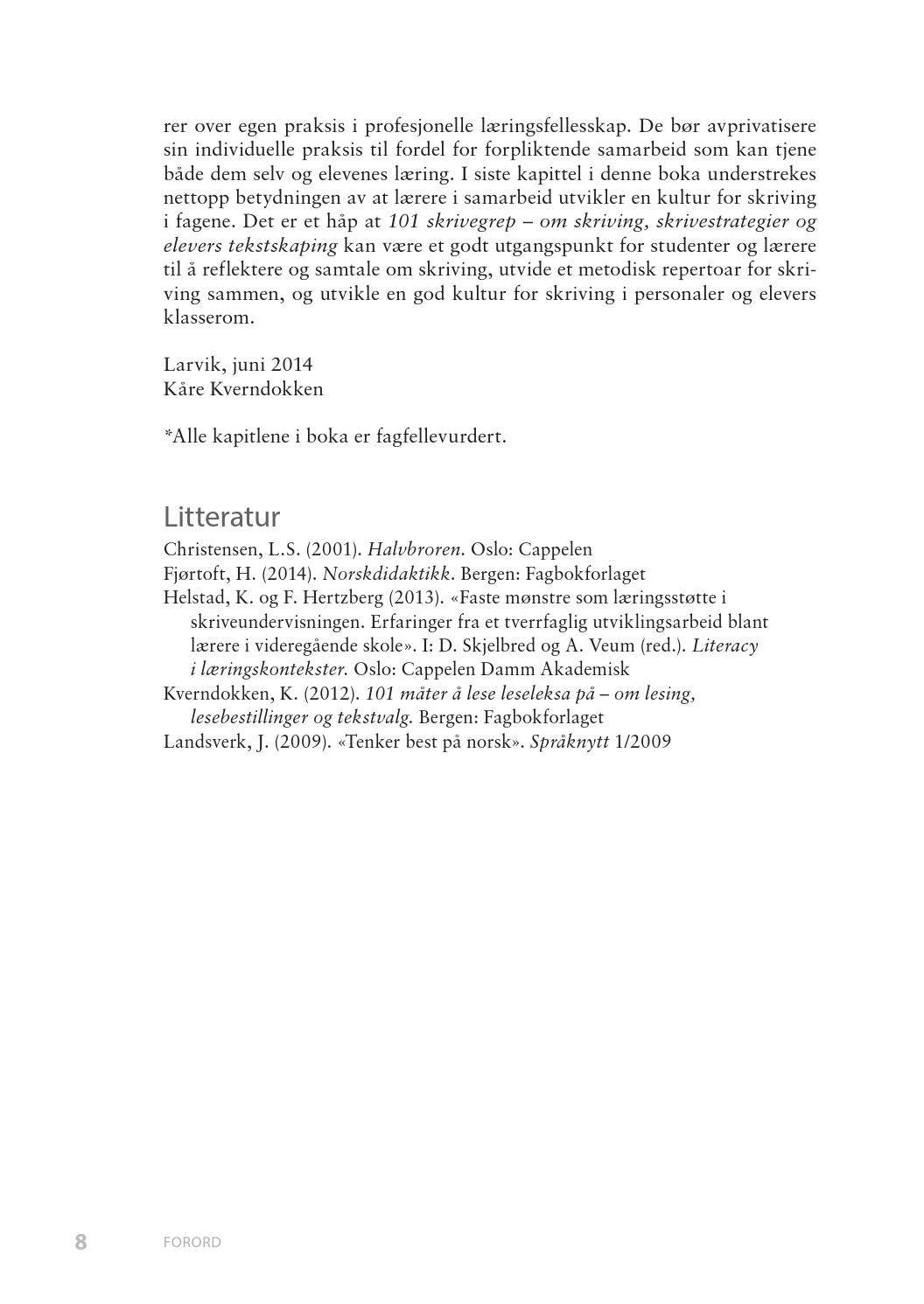 101 skrivegrep by Fagbokforlaget - Issuu