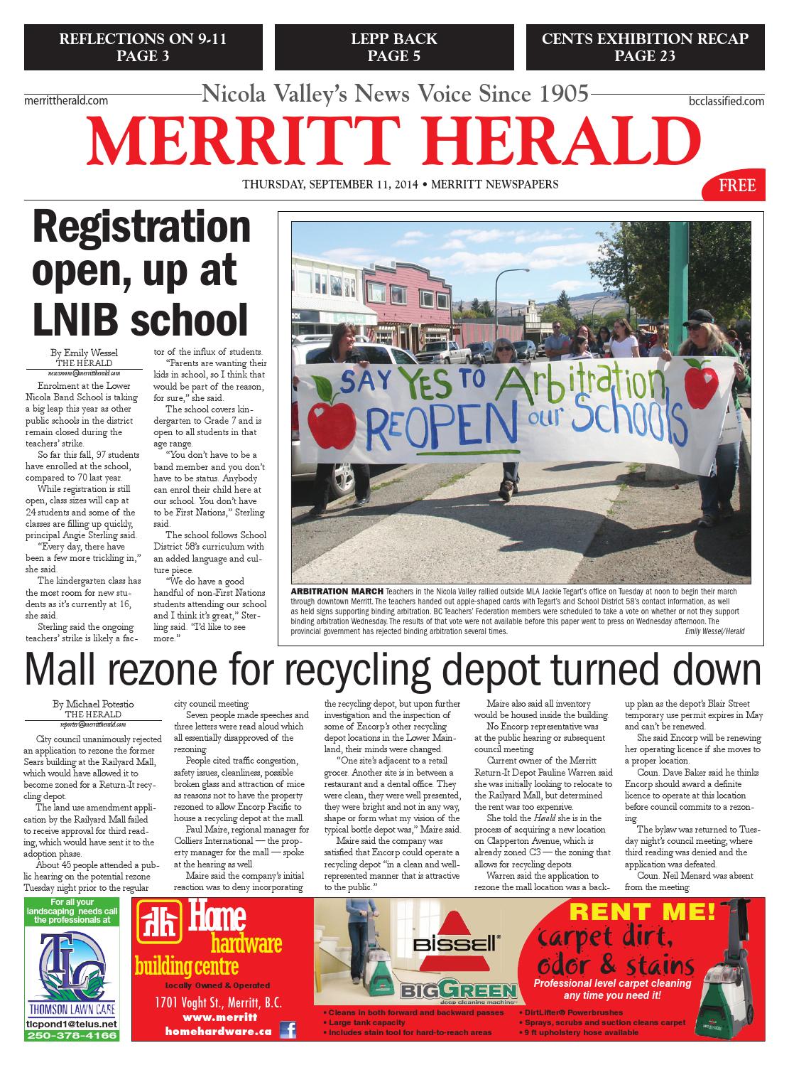 Merritt Herald - September 11, 2014 by Merritt Herald - Issuu