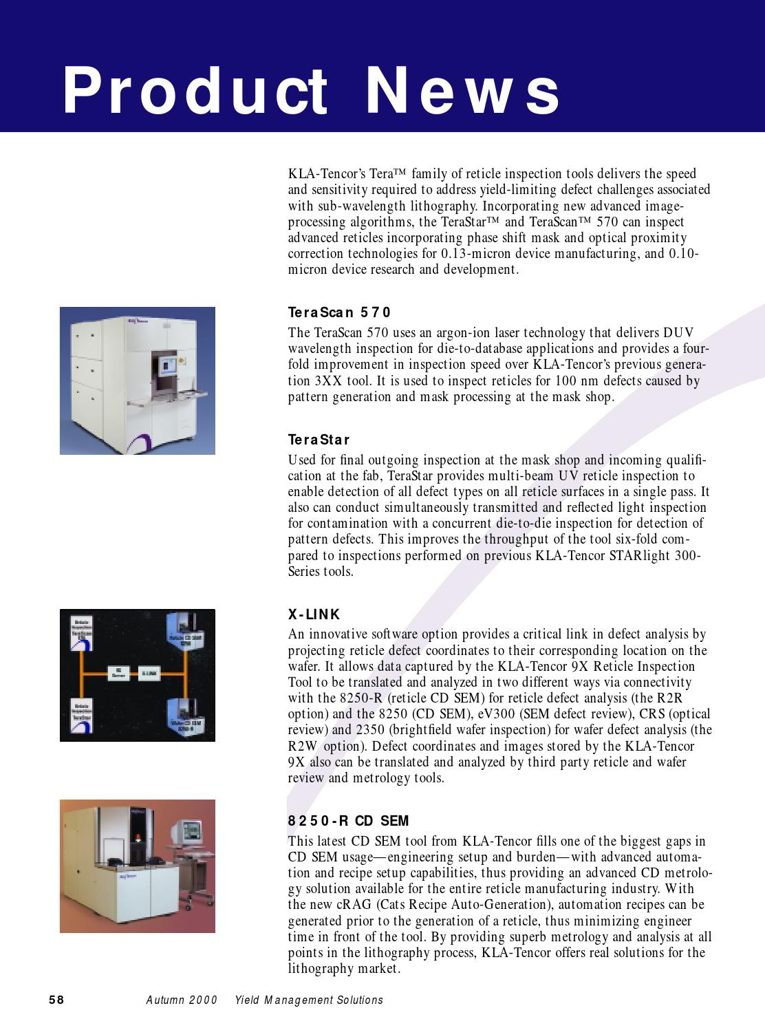 Autumn00 product news by KLA Corporation - Issuu