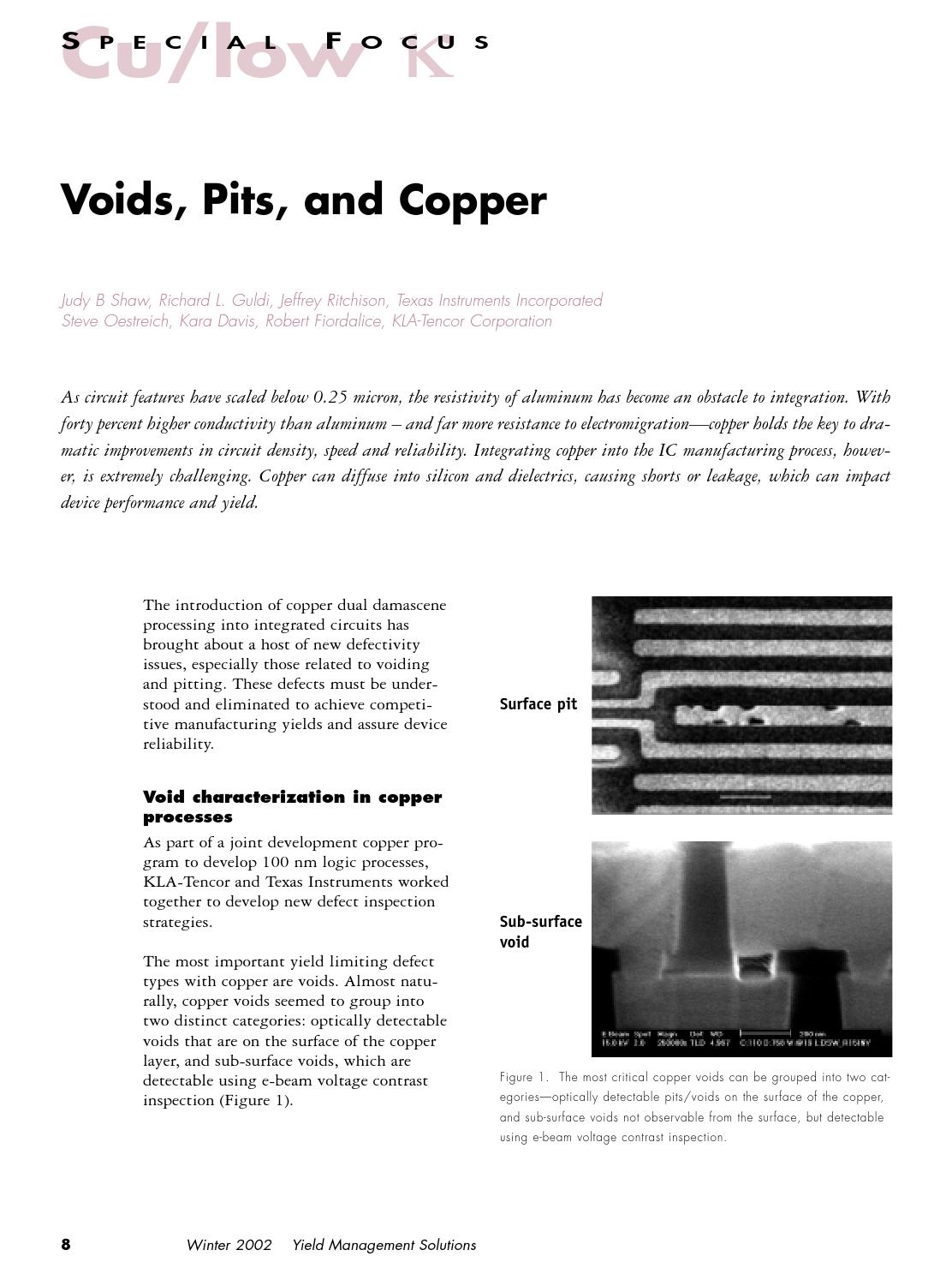 Winter02 voids pits copper by KLA Corporation - Issuu