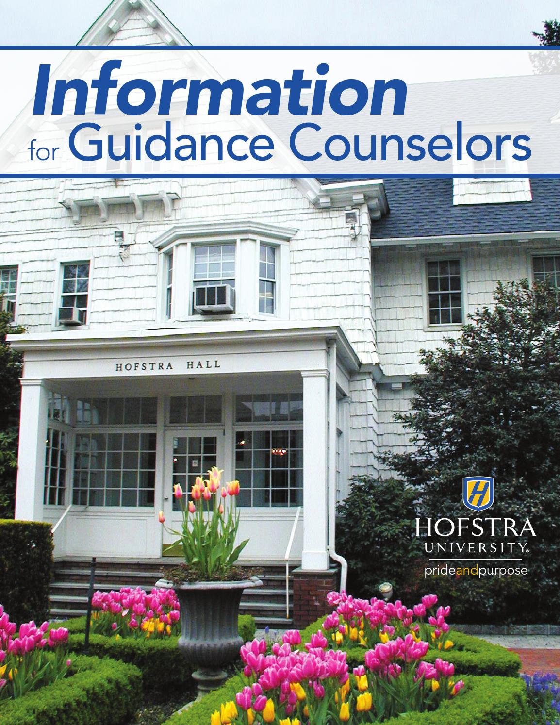 Admission counselor brochure by Hofstra University - Issuu