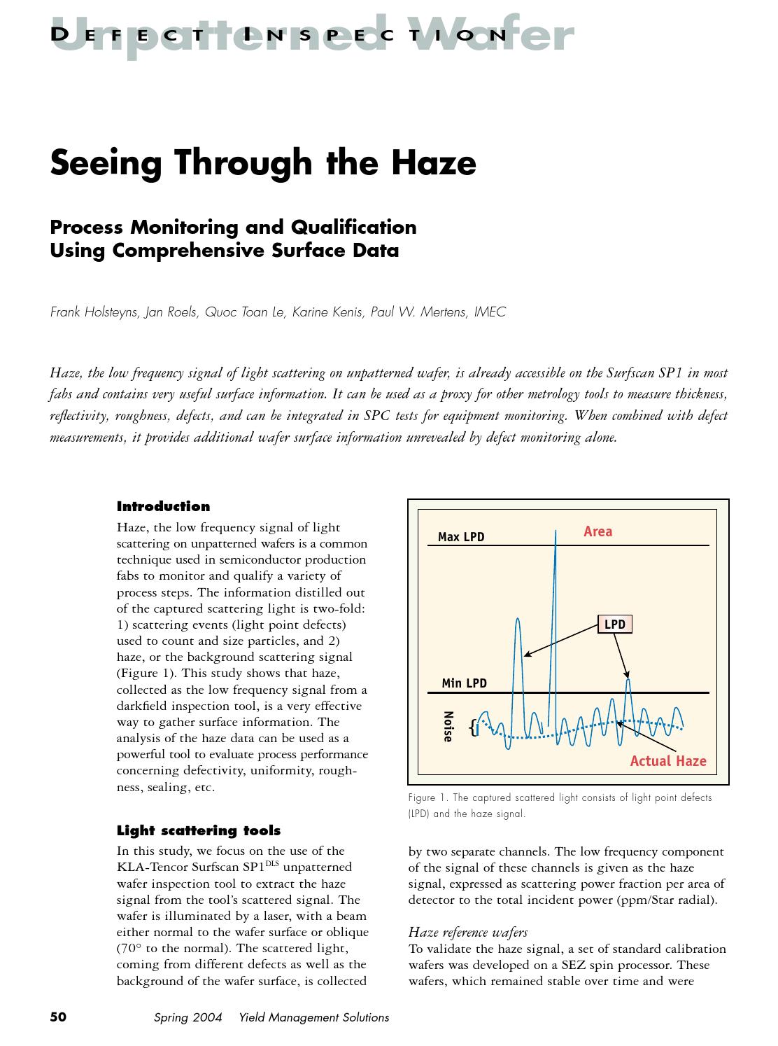 Spring04 see through haze by KLA Corporation - Issuu