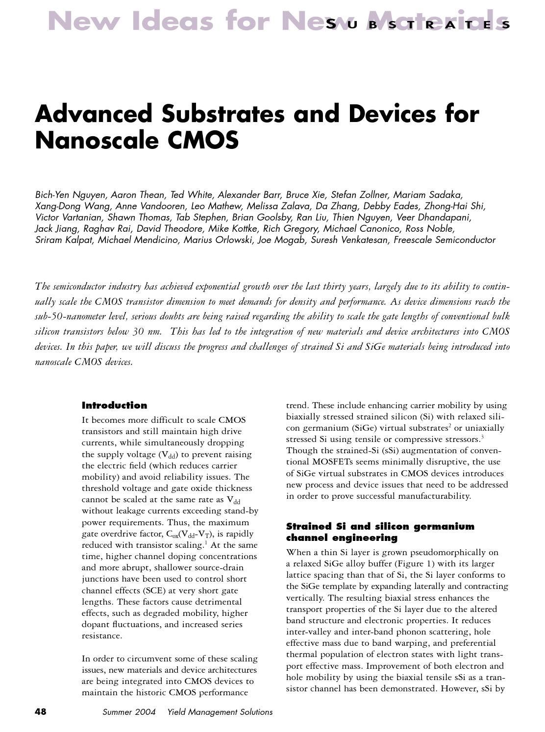 Magazine summer04 advanced substrates by KLA Corporation - Issuu
