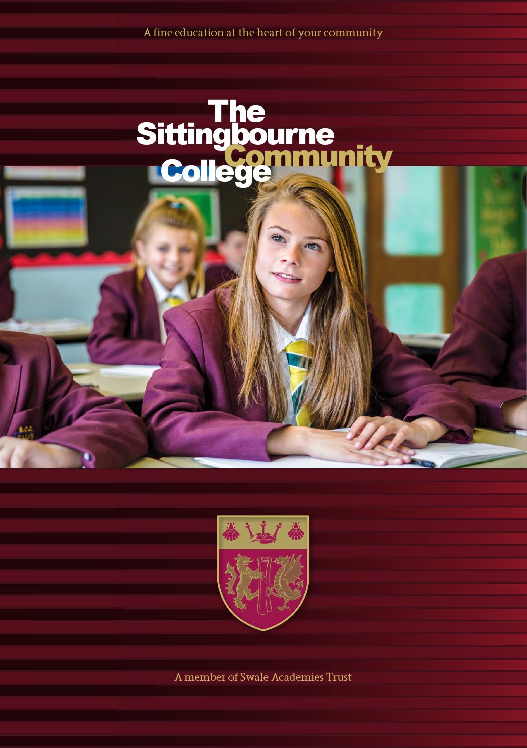 Sittingbourne Community College Main School Prospectus by SEA Marketing ...