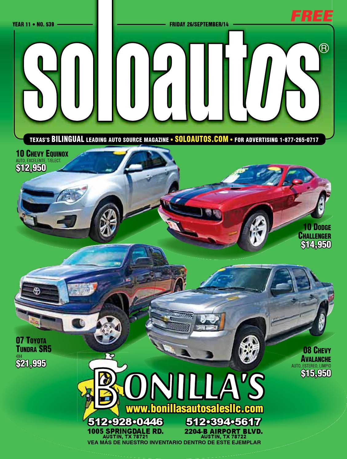 Soloautos Magazine Austin - September 26, 2014 by Soloautos - Issuu