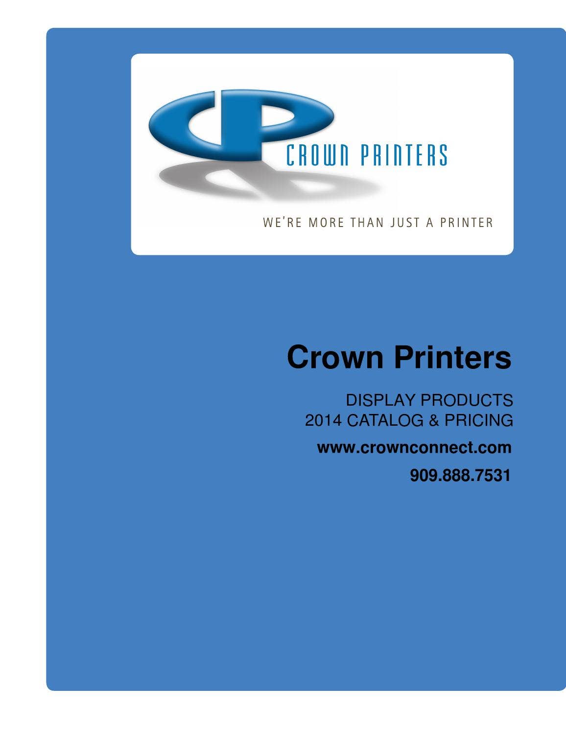 Crown Printers catalog by Crown Connect - Issuu