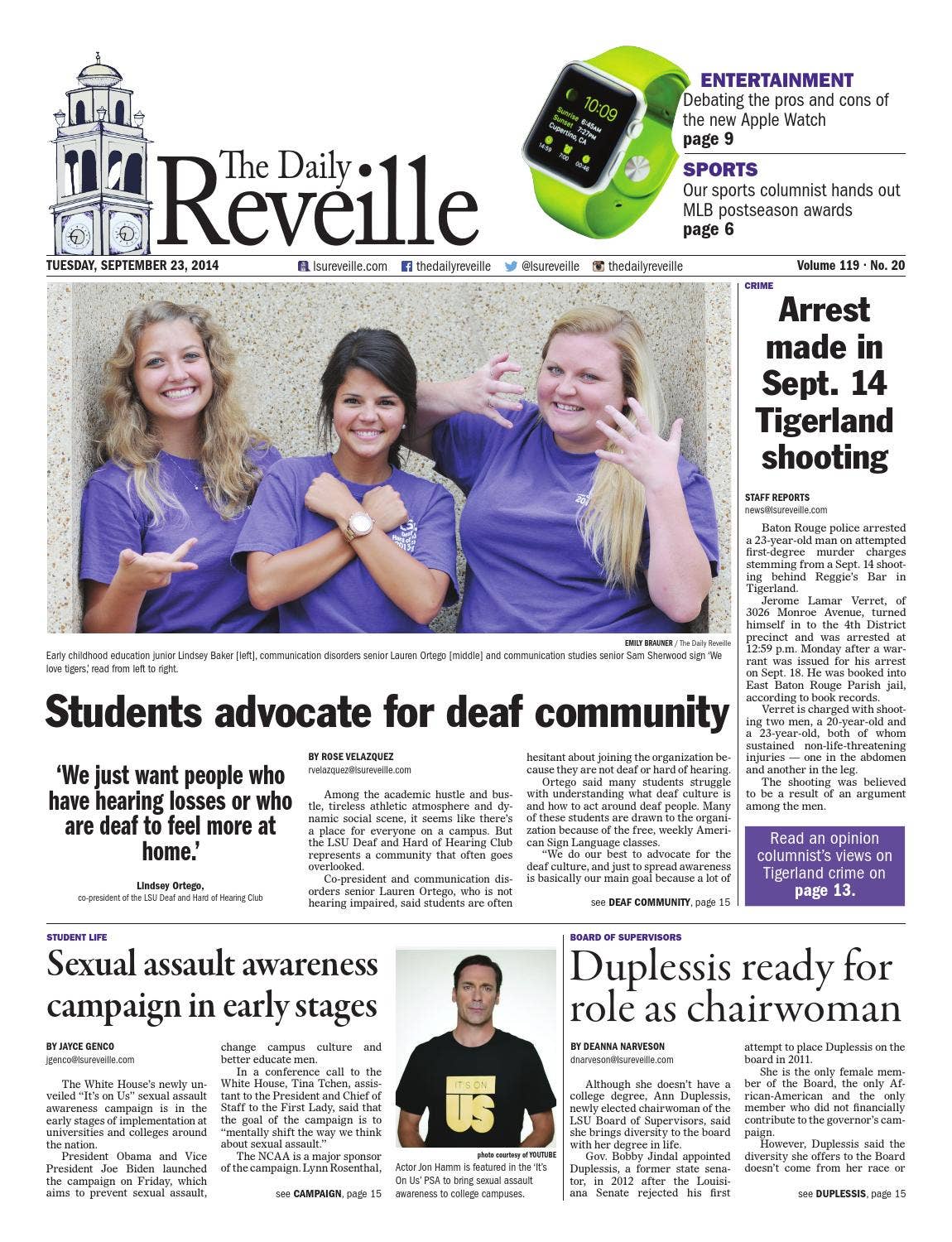 The Daily Reveille - September 23, 2014 by Reveille - Issuu