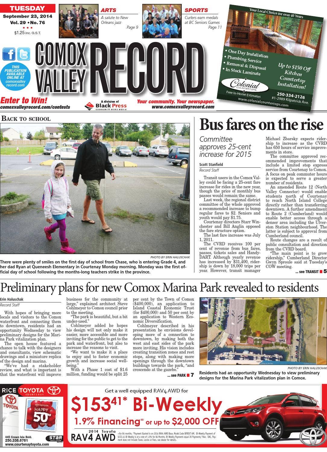 Comox Valley Record, September 23, 2014 by Black Press Media Group - Issuu