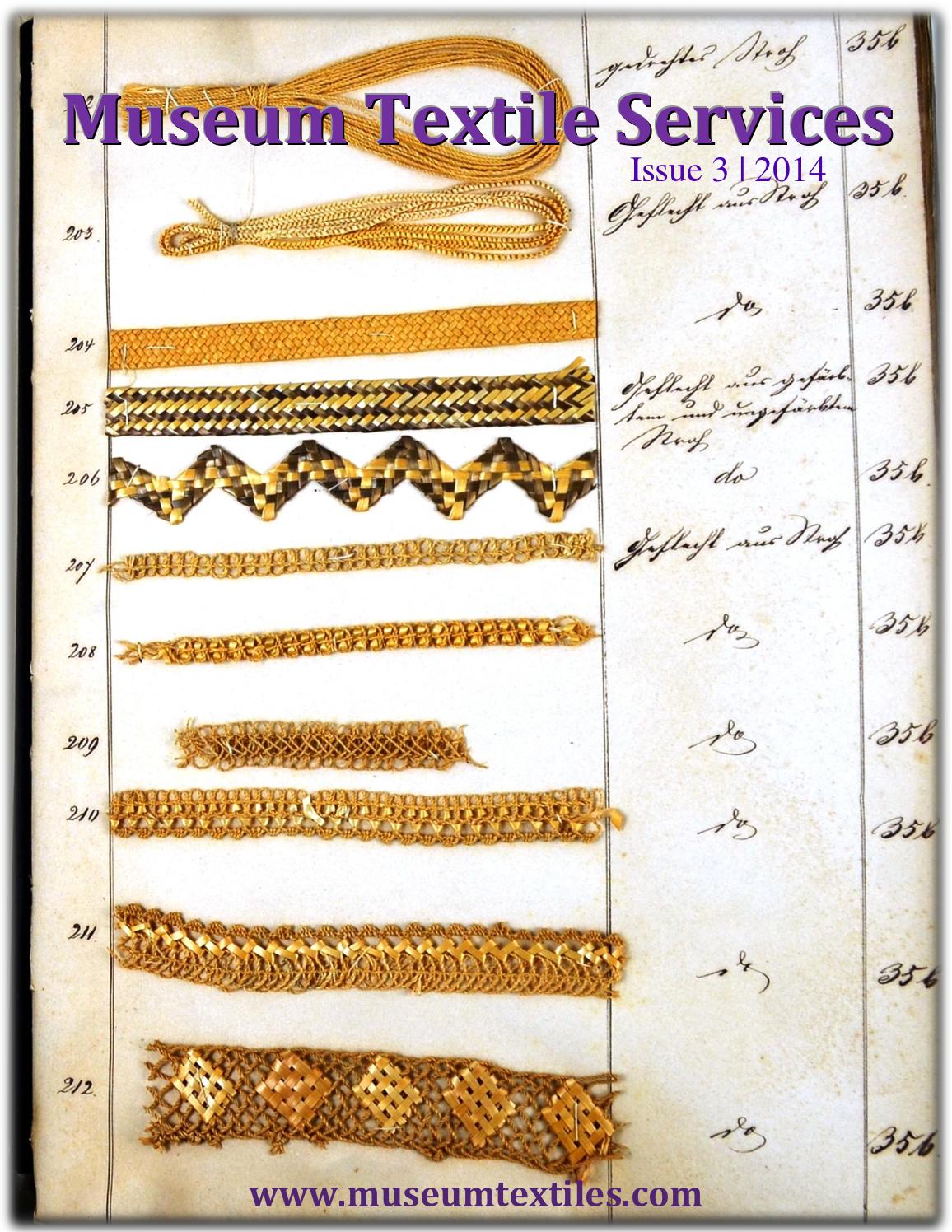 Museum Textile Services Magazine by Camille Breeze - Issuu