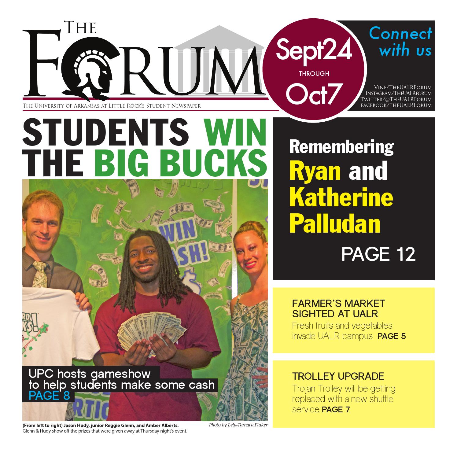 The Forum ~ September 24 - October 7 Edition by UALR Forum - Issuu
