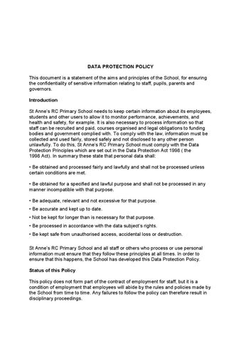 Data Protection Policy By Schudio Issuu