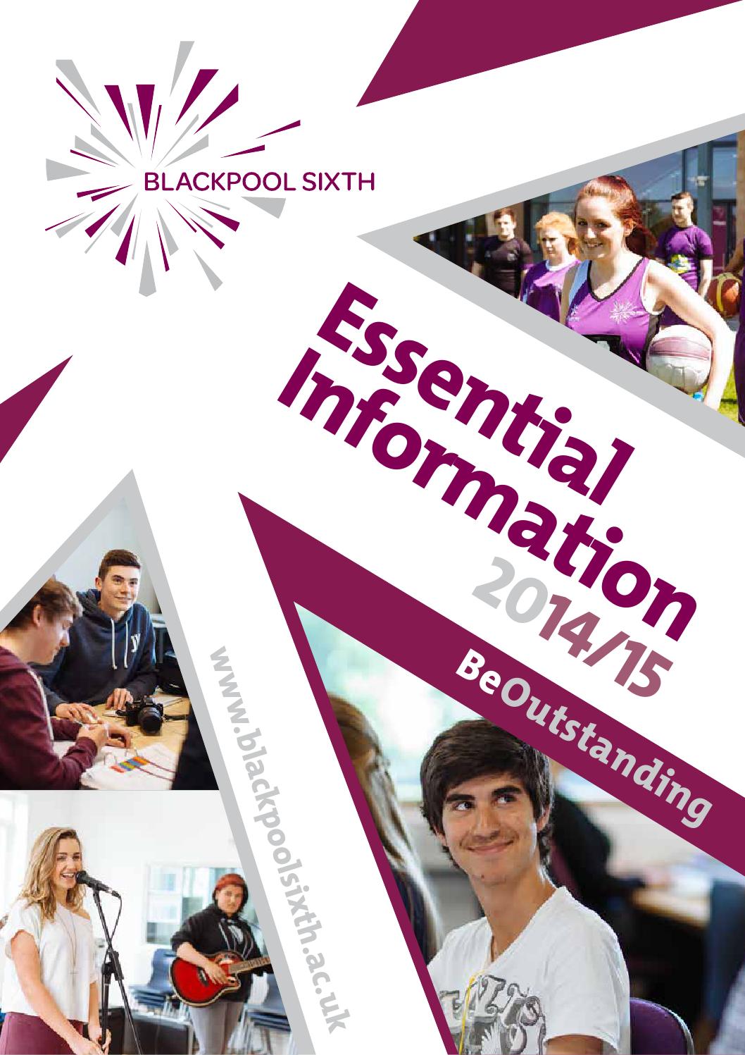 Essential Information Booklet 2014/15 by Schudio - Issuu