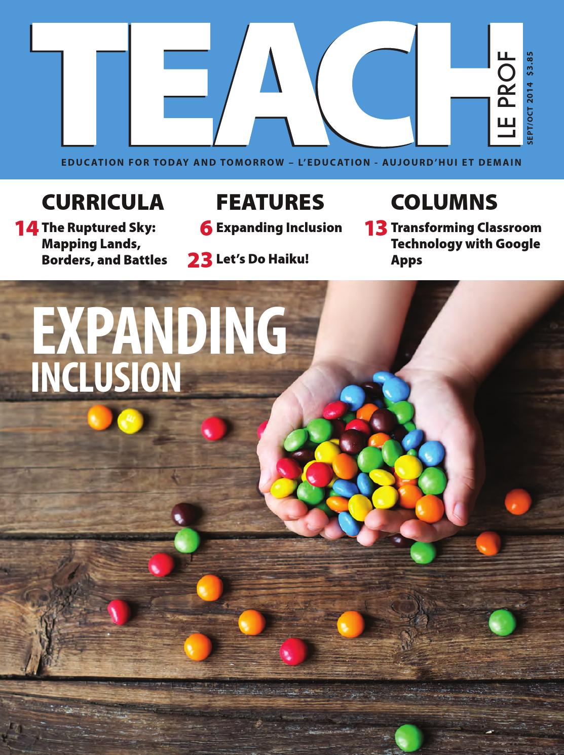 TEACH Magazine Sep/Oct 2014 Issue by TEACH Magazine - Issuu