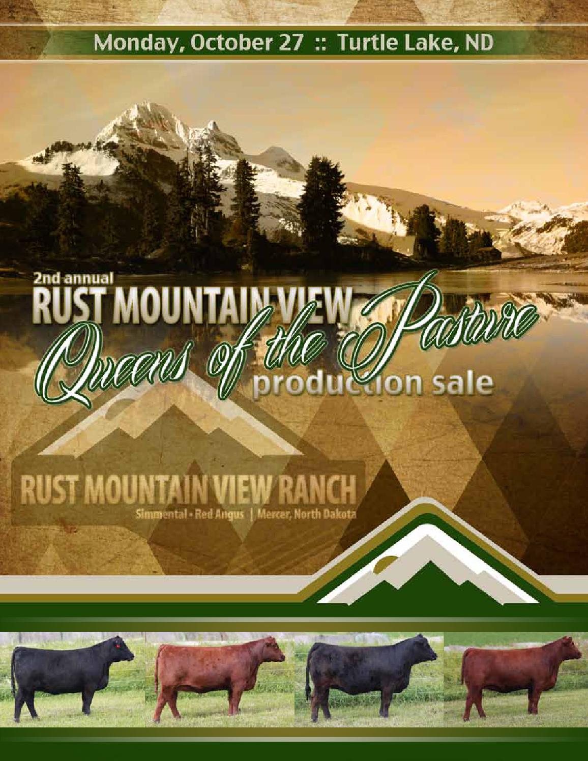 2nd Rust Mountain View Ranch "Queens of the Pasture" Production Sale by ...
