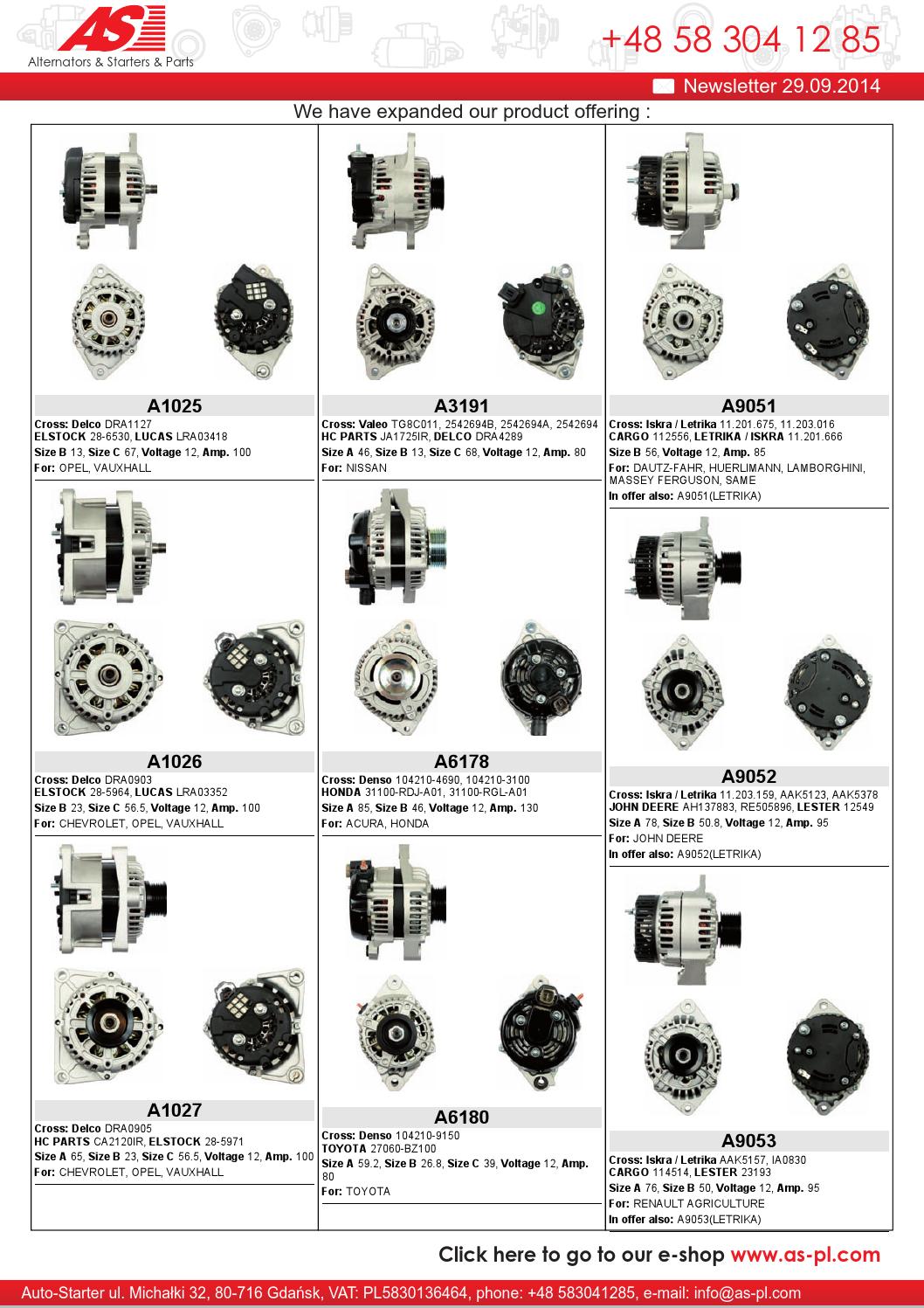 AS Newsletter 18.2014 by Auto-Starter - Issuu