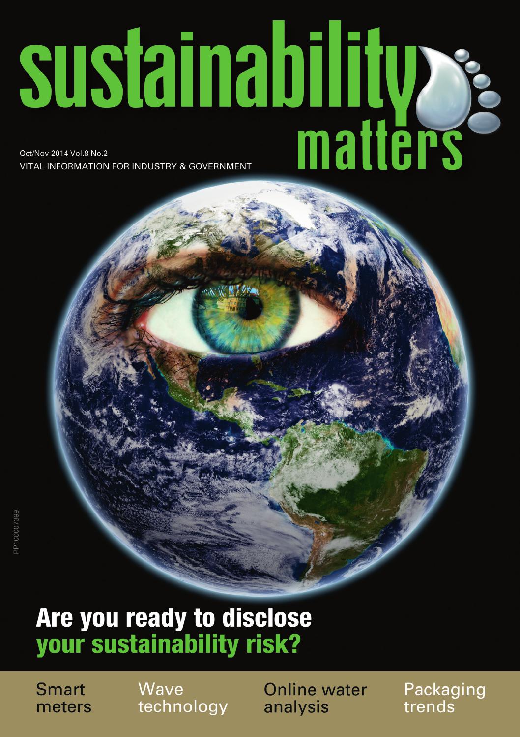 Sustainability Matters Oct/Nov 2014 by Westwick-Farrow Media - Issuu