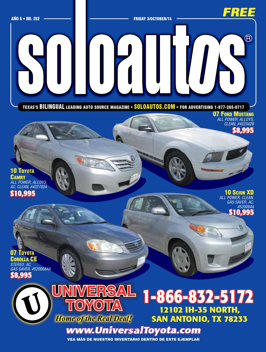 Soloautos Magazine San Antonio - October 3, 2014 by Soloautos - Issuu