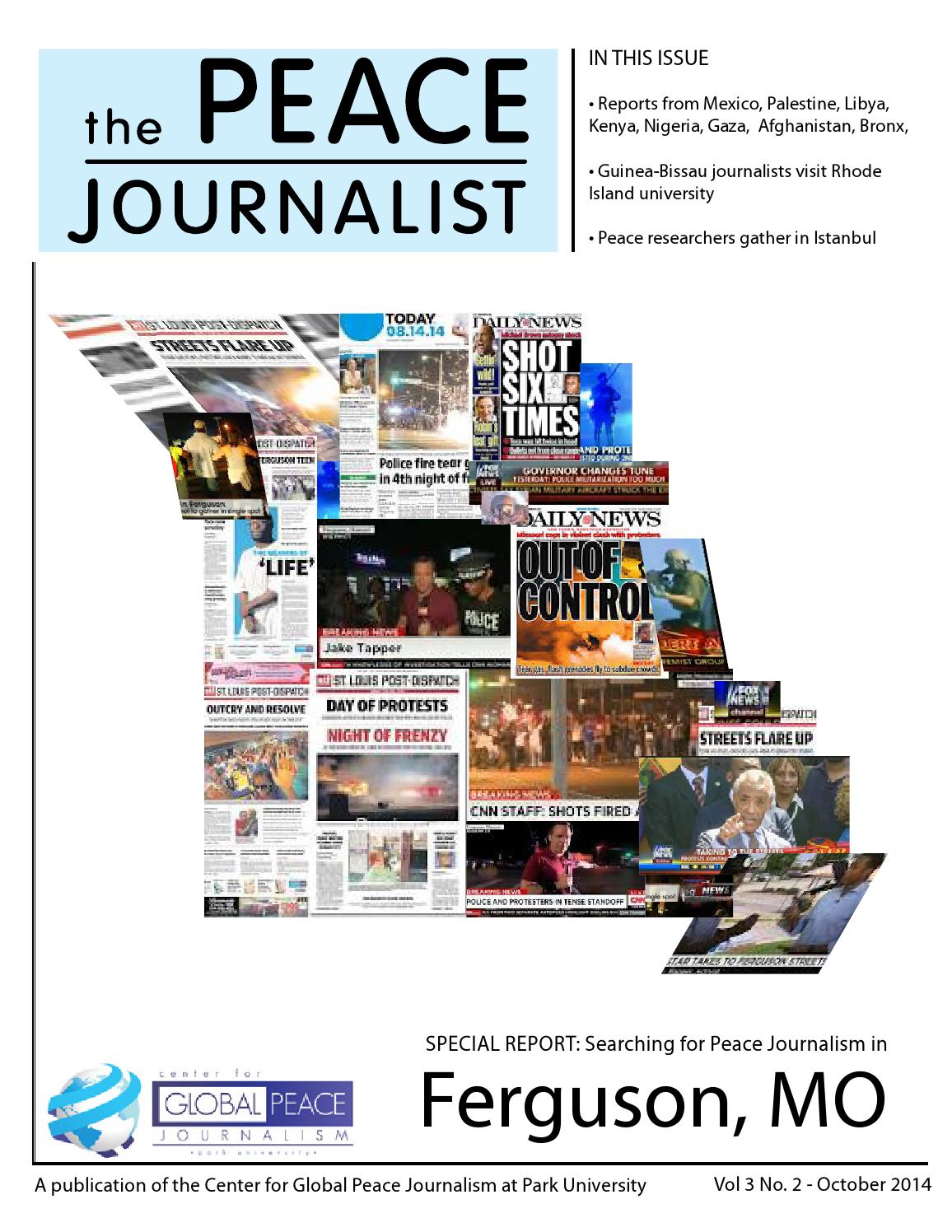 The Peace Journalist October, 2014 by Center for Global Peace ...