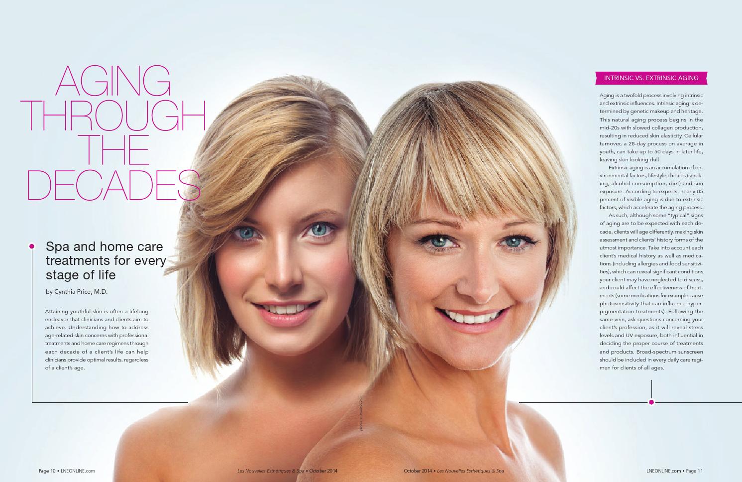 Aging through the Decades - LNE & Spa October 2014 by LNE Magazine - Issuu