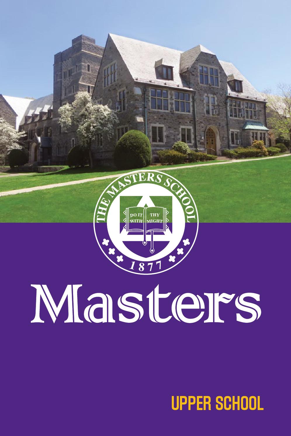 Upper School Viewbook 2014-2015 by The Masters School - Issuu