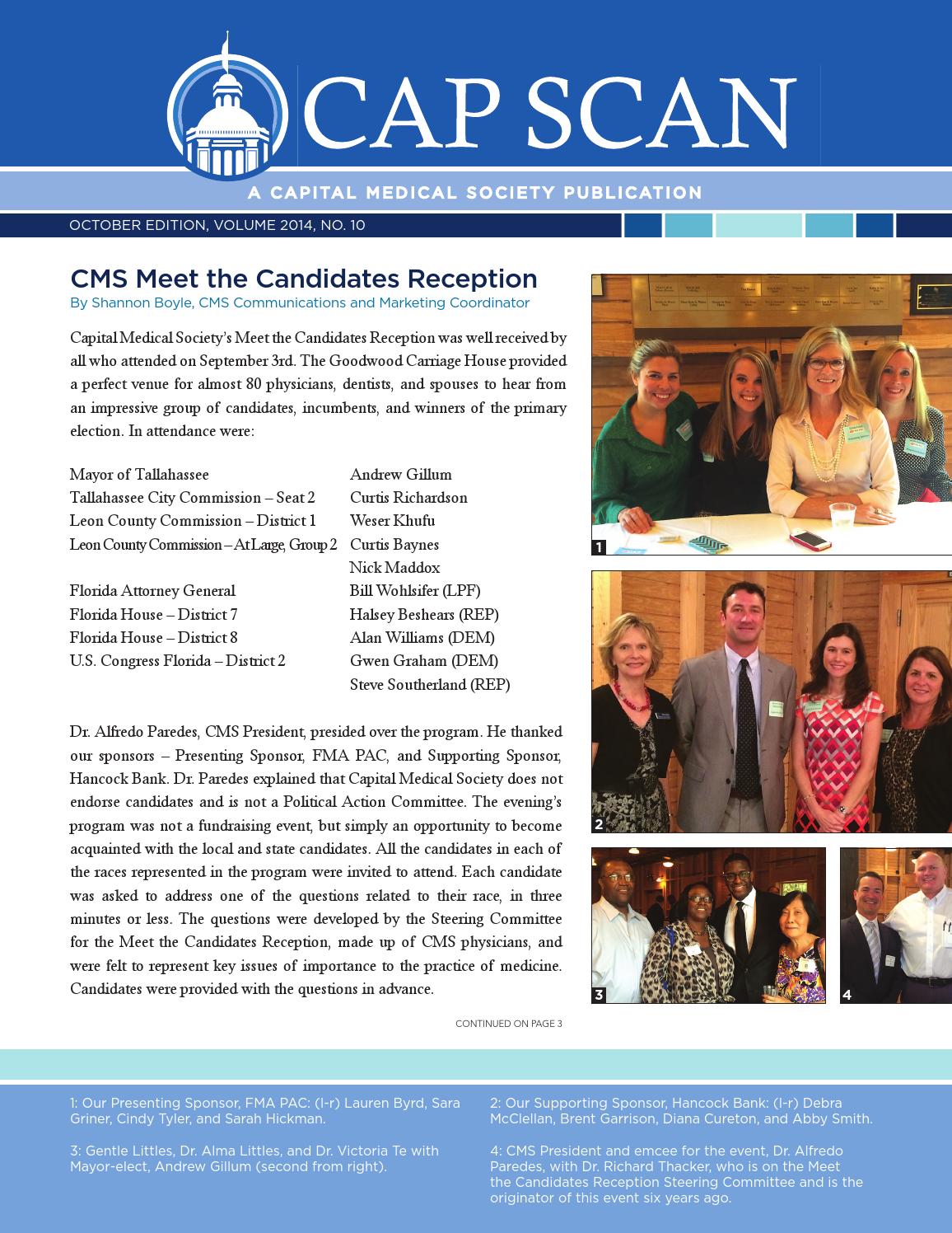 Cap Scan October 2014 by Capital Medical Society - Issuu