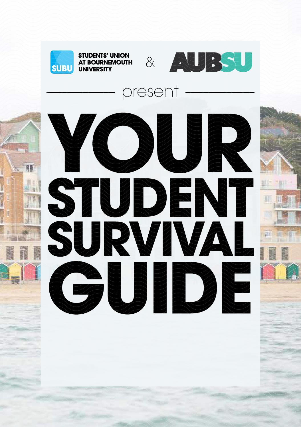 SUBU & AUBSU Student Survival Guide by Students' Union Bournemouth ...