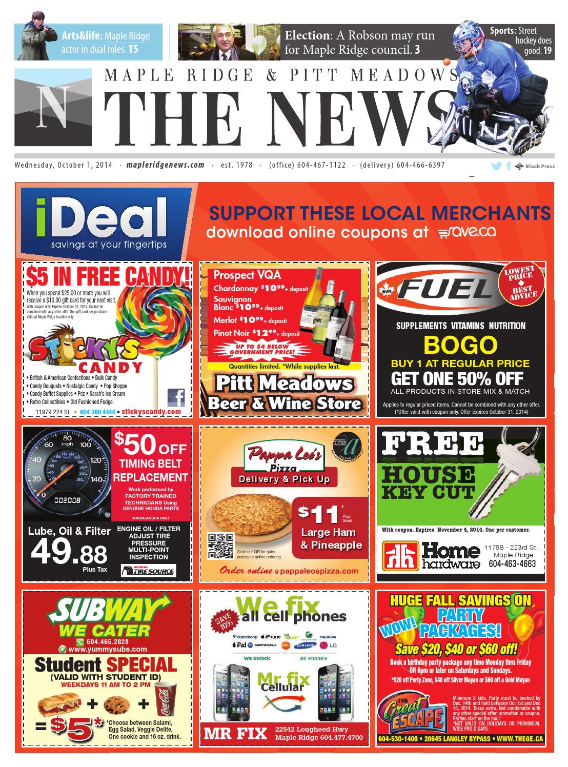 Maple Ridge News, October 01, 2014 by Black Press Media Group - Issuu