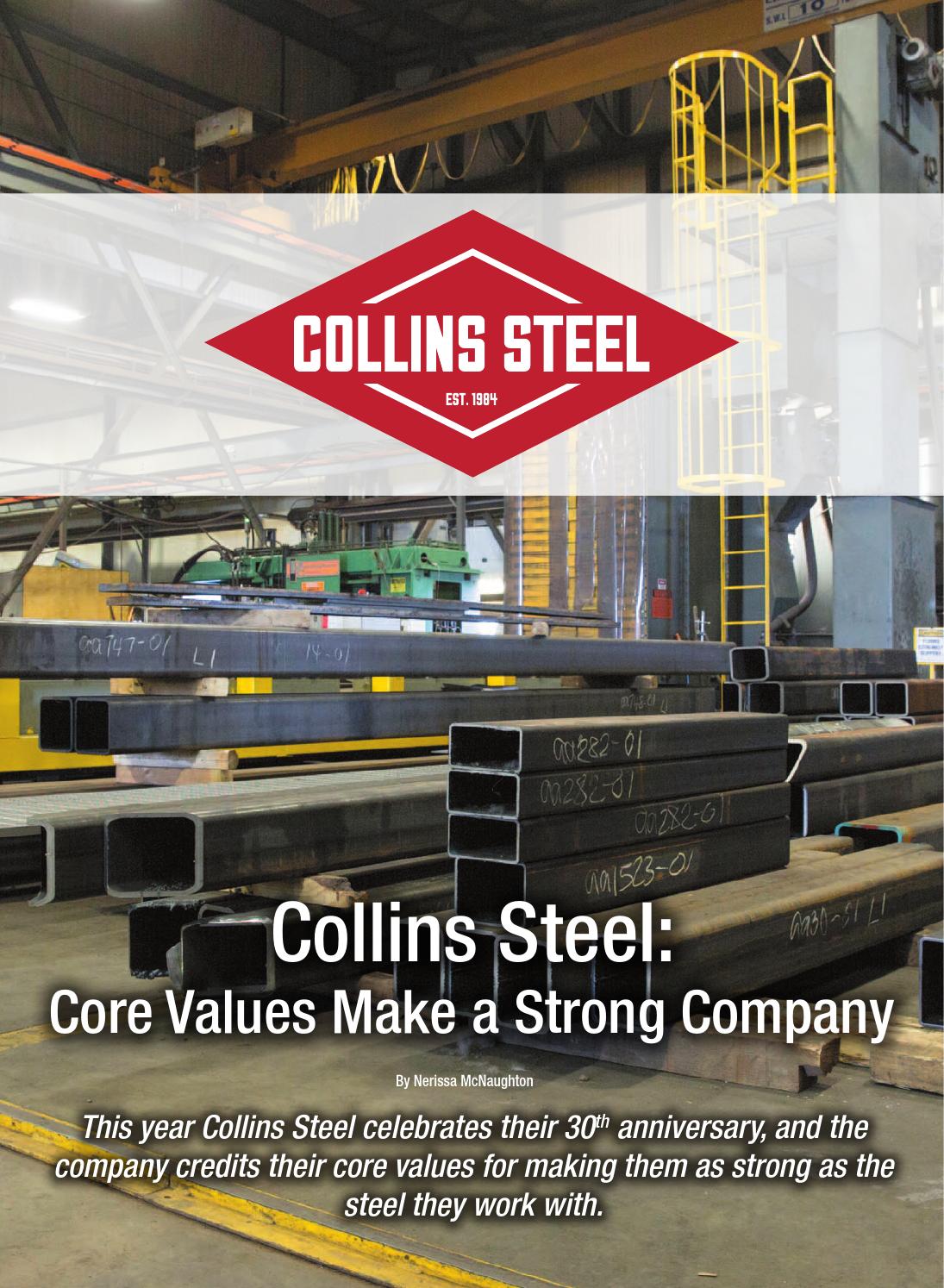 Collins Steel: Core Values Make a Strong Company by Business in ...