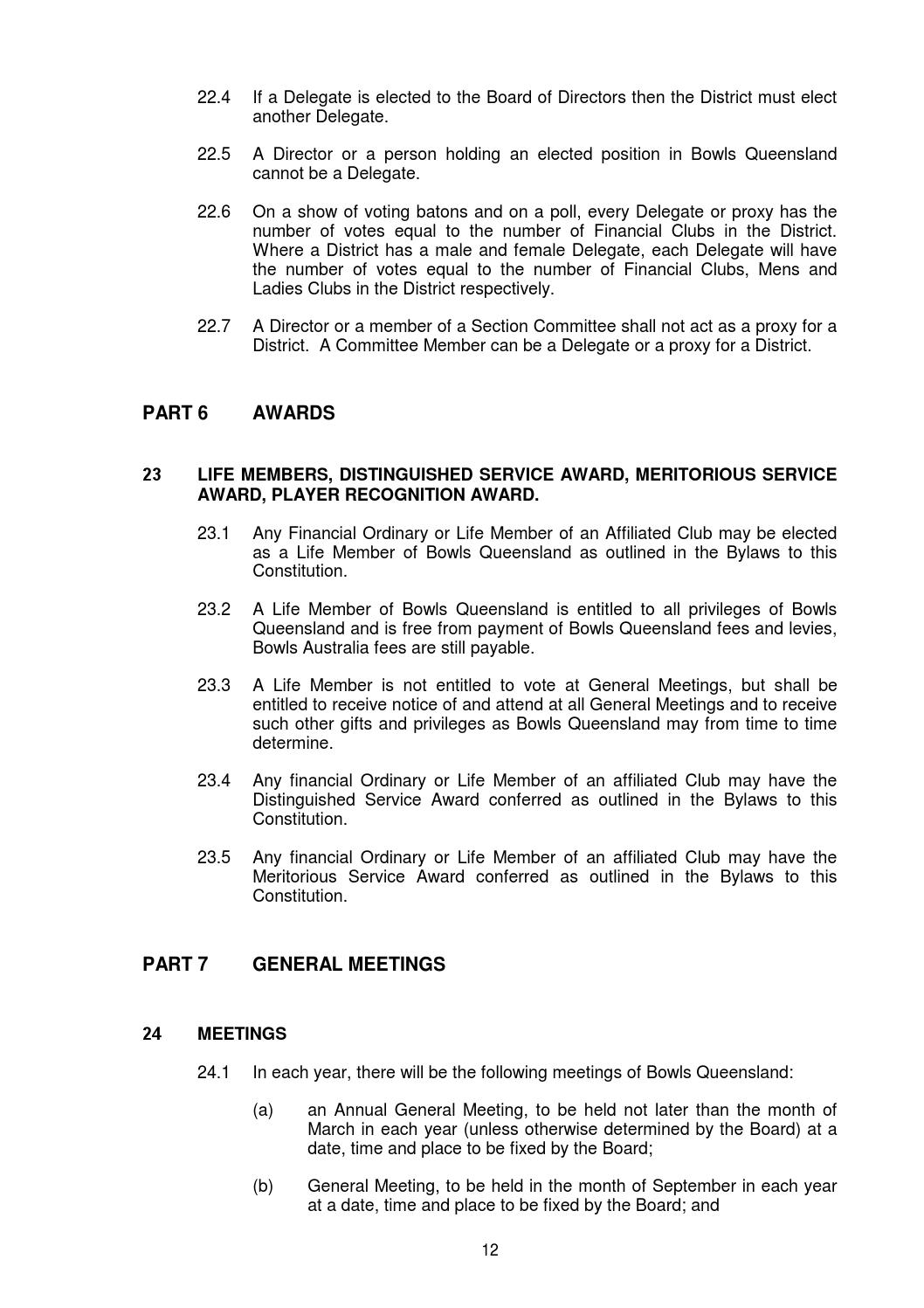 Bowls Qld Constitution by Queensland Bowler - Issuu