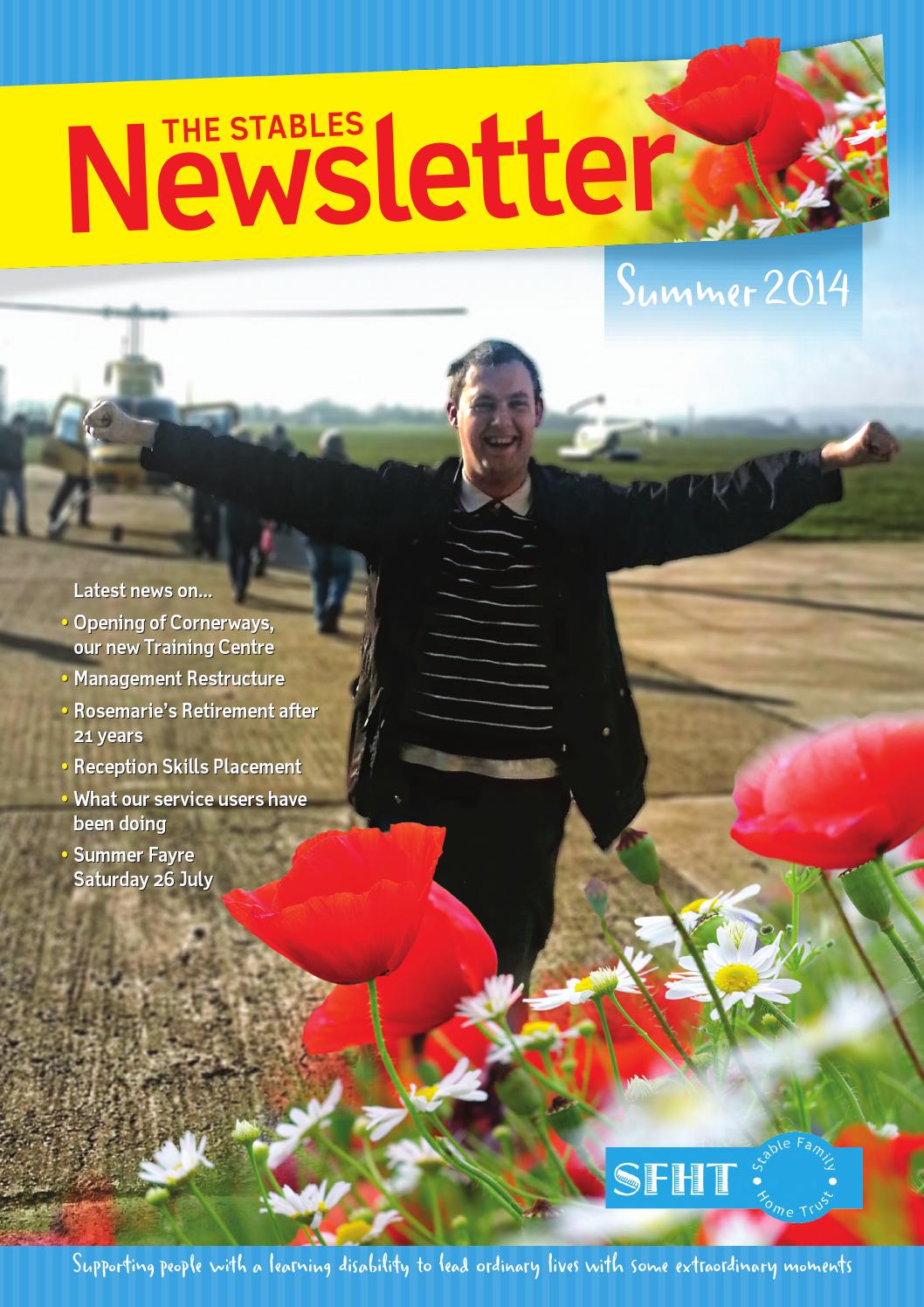 Sfht 12pp newsletter single page by Brochures - Issuu