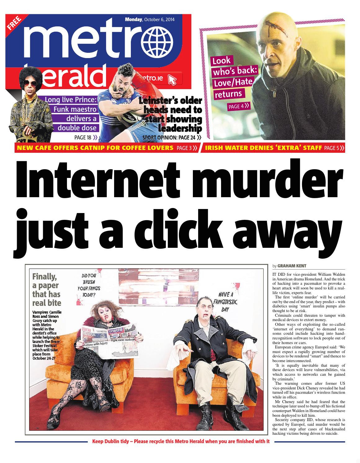 Metro Herald, Monday, September 6, 2014 by Metro Herald - Issuu