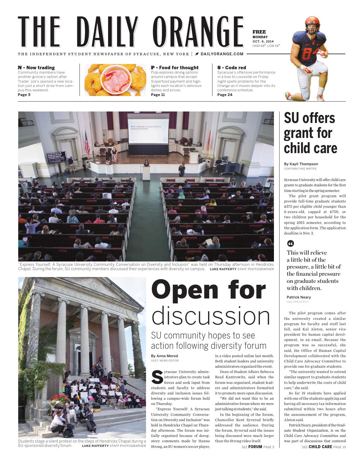 Oct. 6, 2014 by The Daily Orange - Issuu