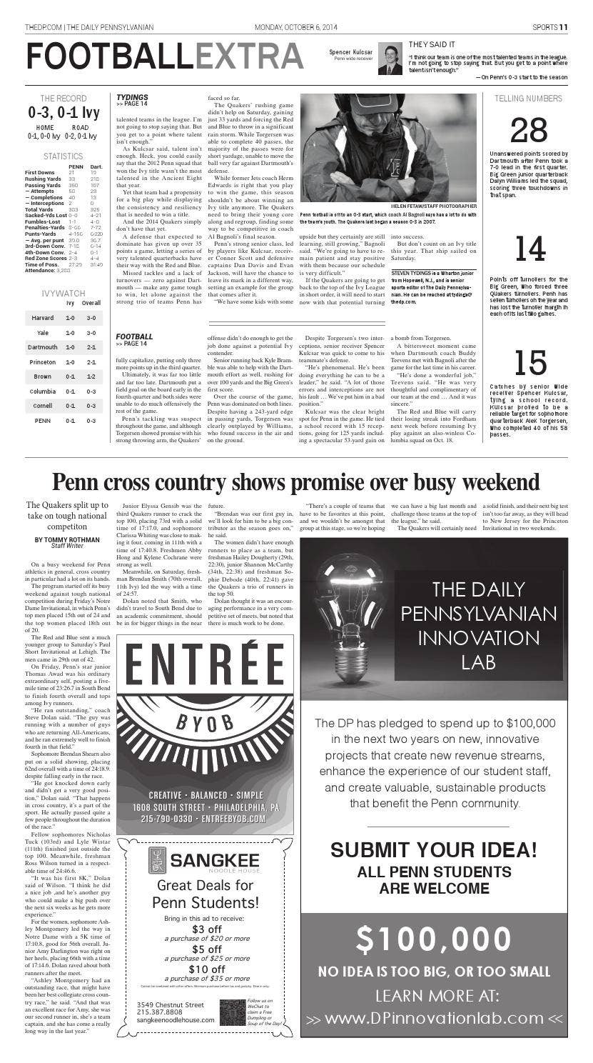 October 6, 2014 by The Daily Pennsylvanian - Issuu