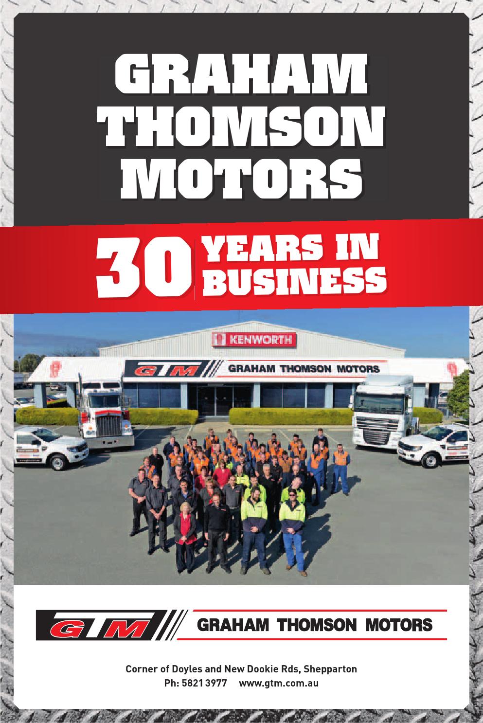 Graham thomson motors, 30 years in business (low res) by McPherson ...