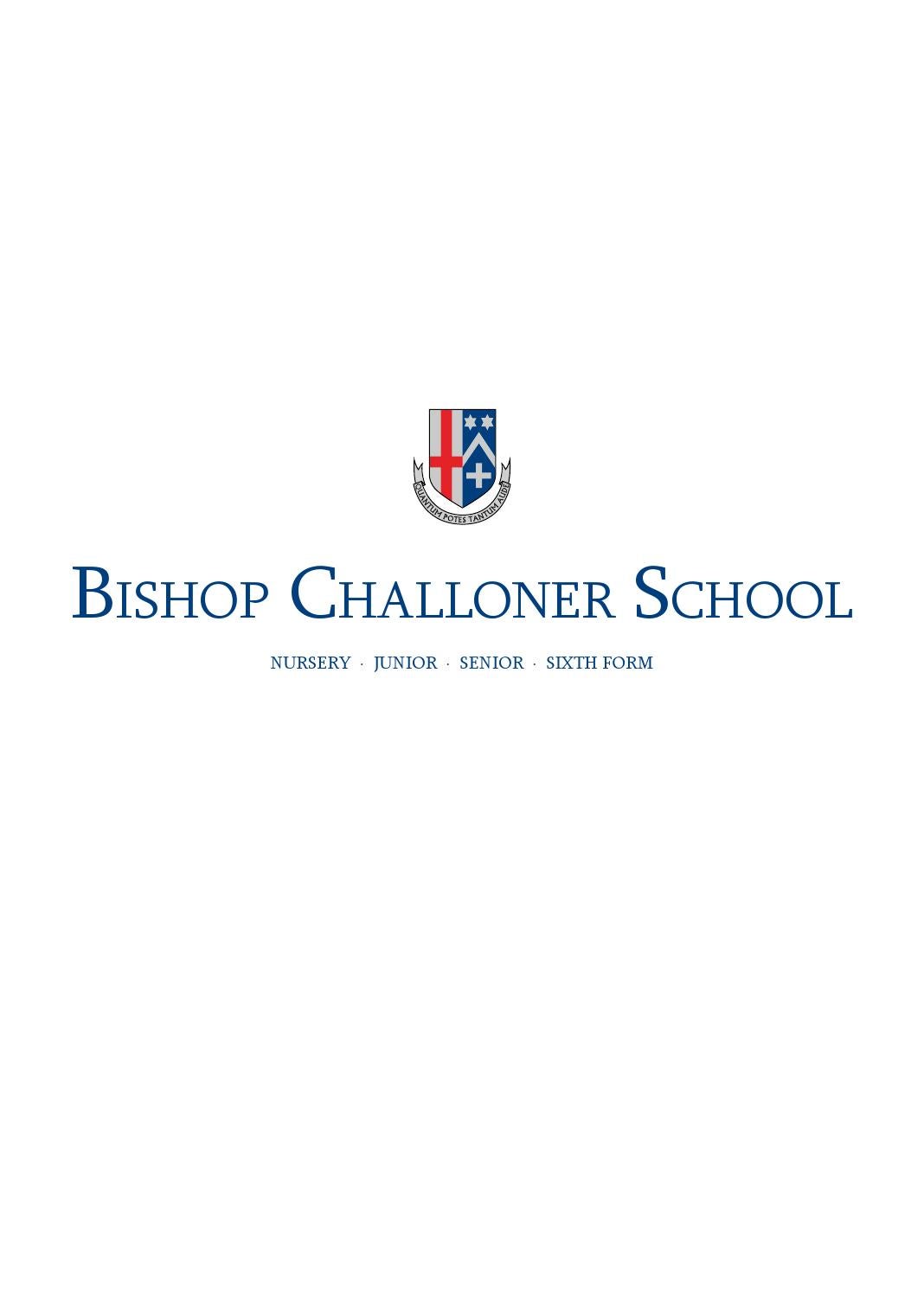 Bishop Challoner Prospectus by Cleverbox UK Ltd - Issuu