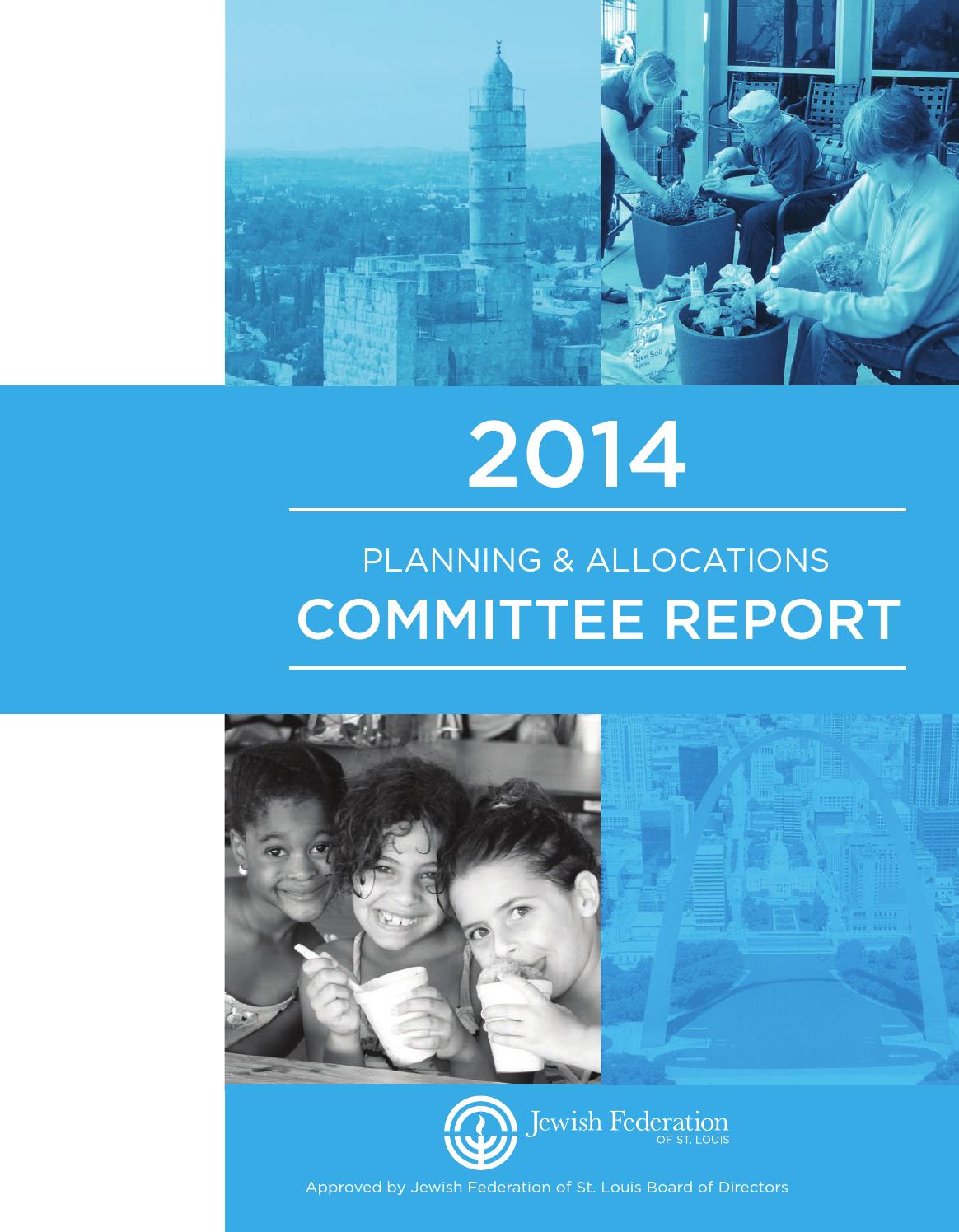 Planning & Allocations Report, 2014 by JFedSTL - Issuu