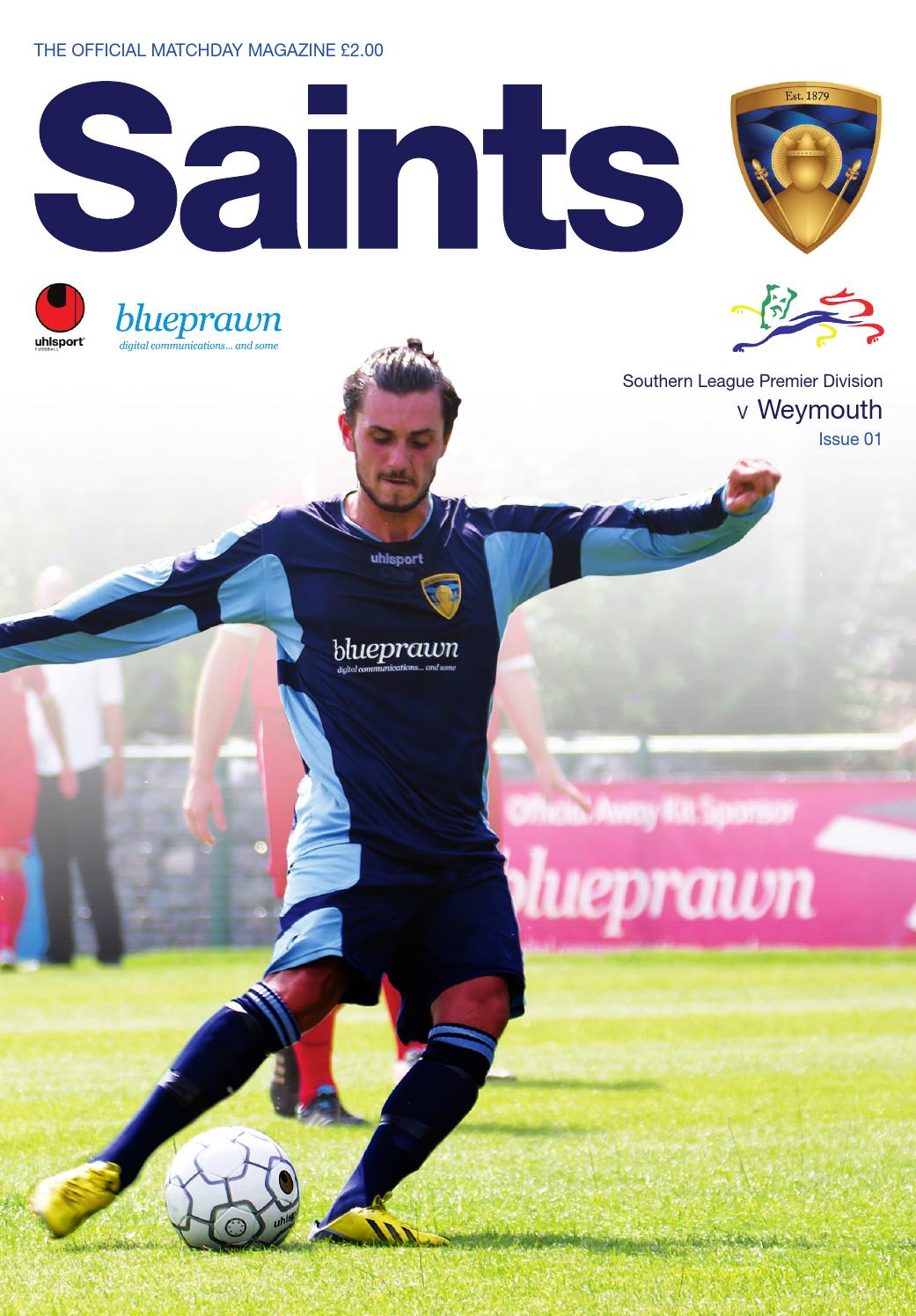 St Neots Town FC vs Weymouth FC by St Neots Town Football Club - Issuu