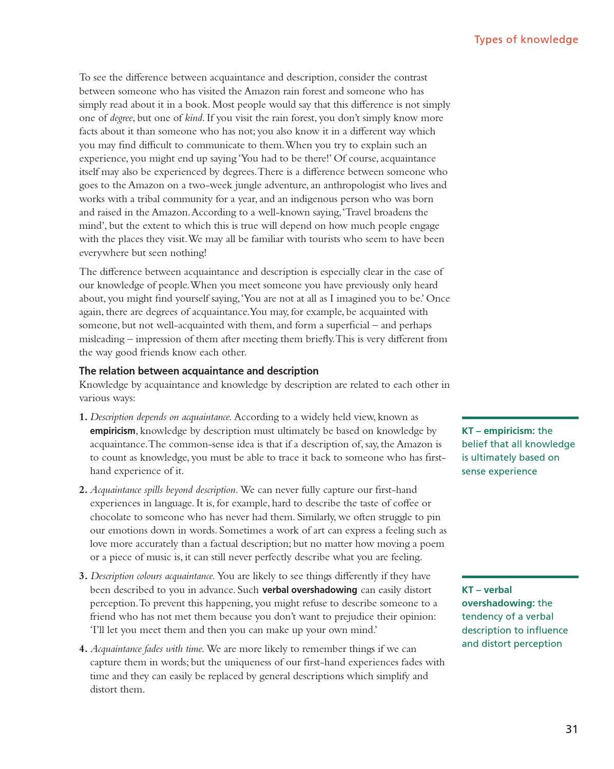 Theory of Knowledge for the IB Diploma (second edition) by Cambridge ...