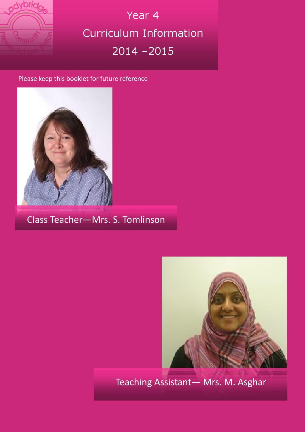 Curriculum Newsletter: Year 4L Ladybridge Primary School by Schudio - Issuu