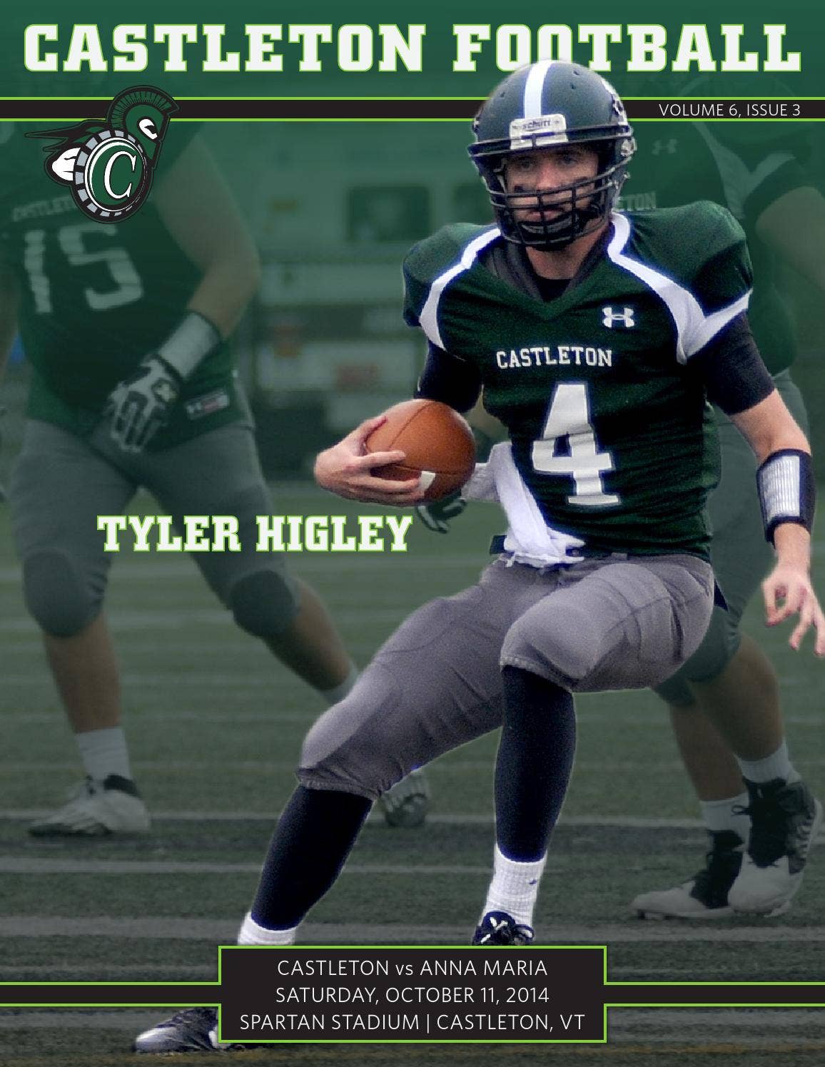 Castleton vs Anna Maria Football Game Program by Castleton University ...